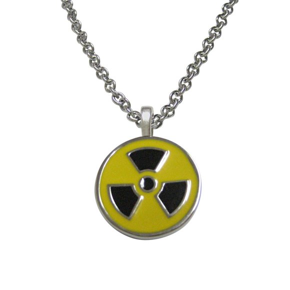 Kiola Designs | Jewelry | Radioactive Sign Pendant Necklace | Poshmark
